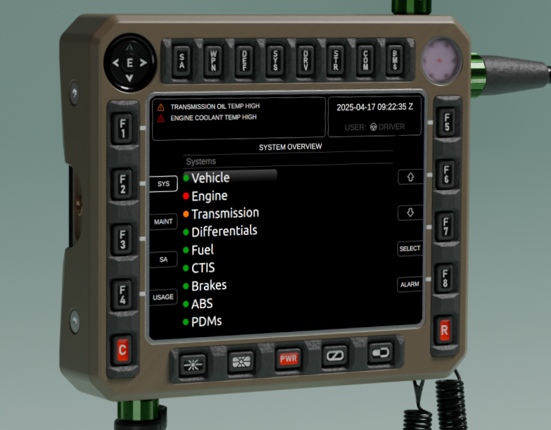 VEHICLE HEALTH, USAGE AND MONITORING SYSTEM – HUMS – CreoX